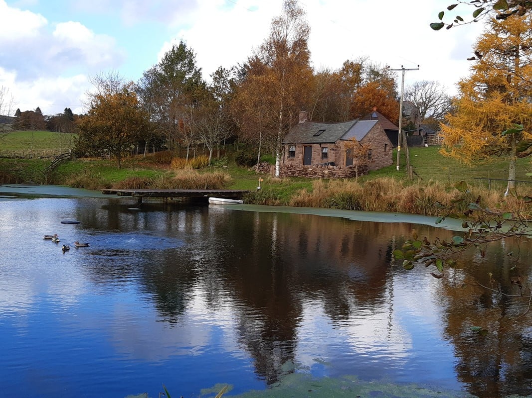Glamping Scotland Craighead Howfs in treehouse and hobbit huts