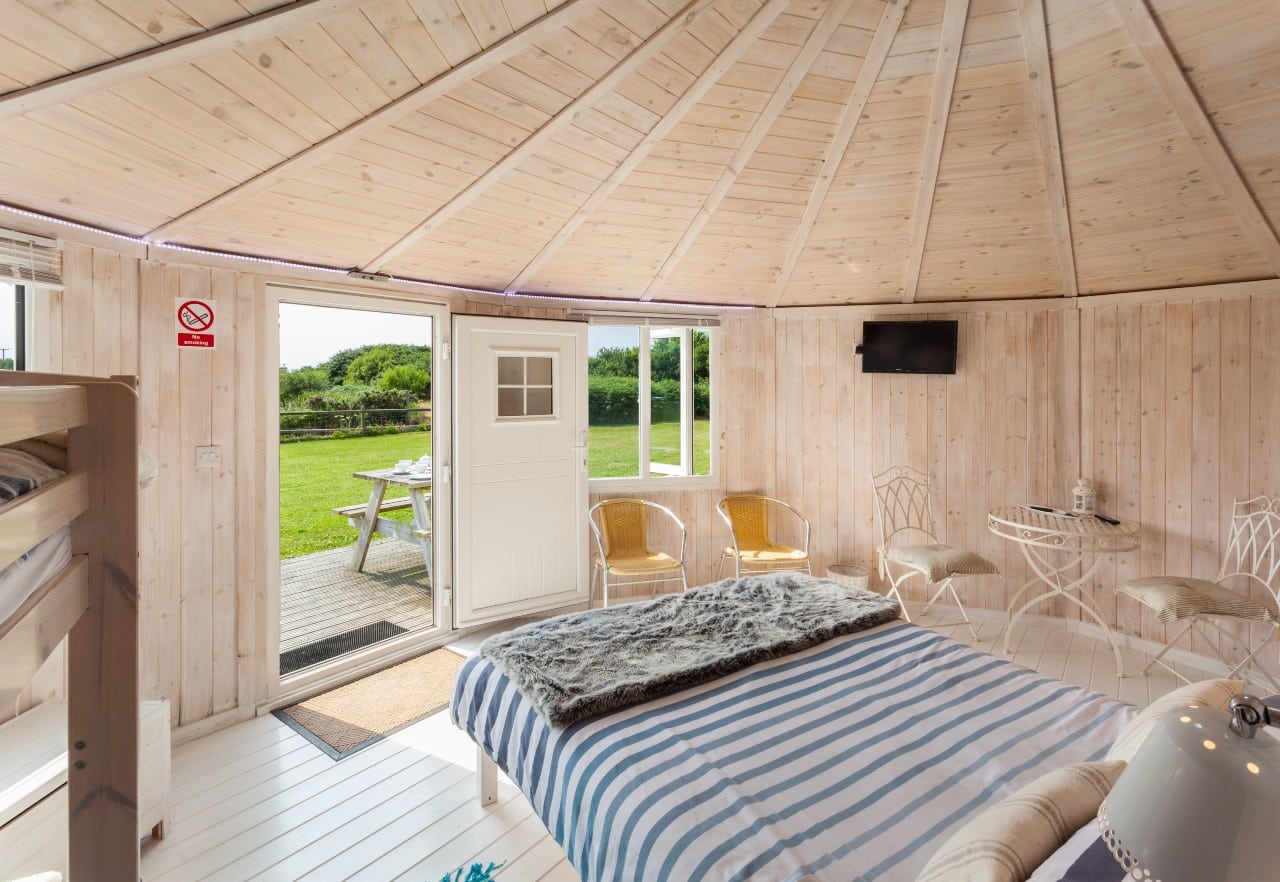 Glamping at Coastal Cabins North Devon