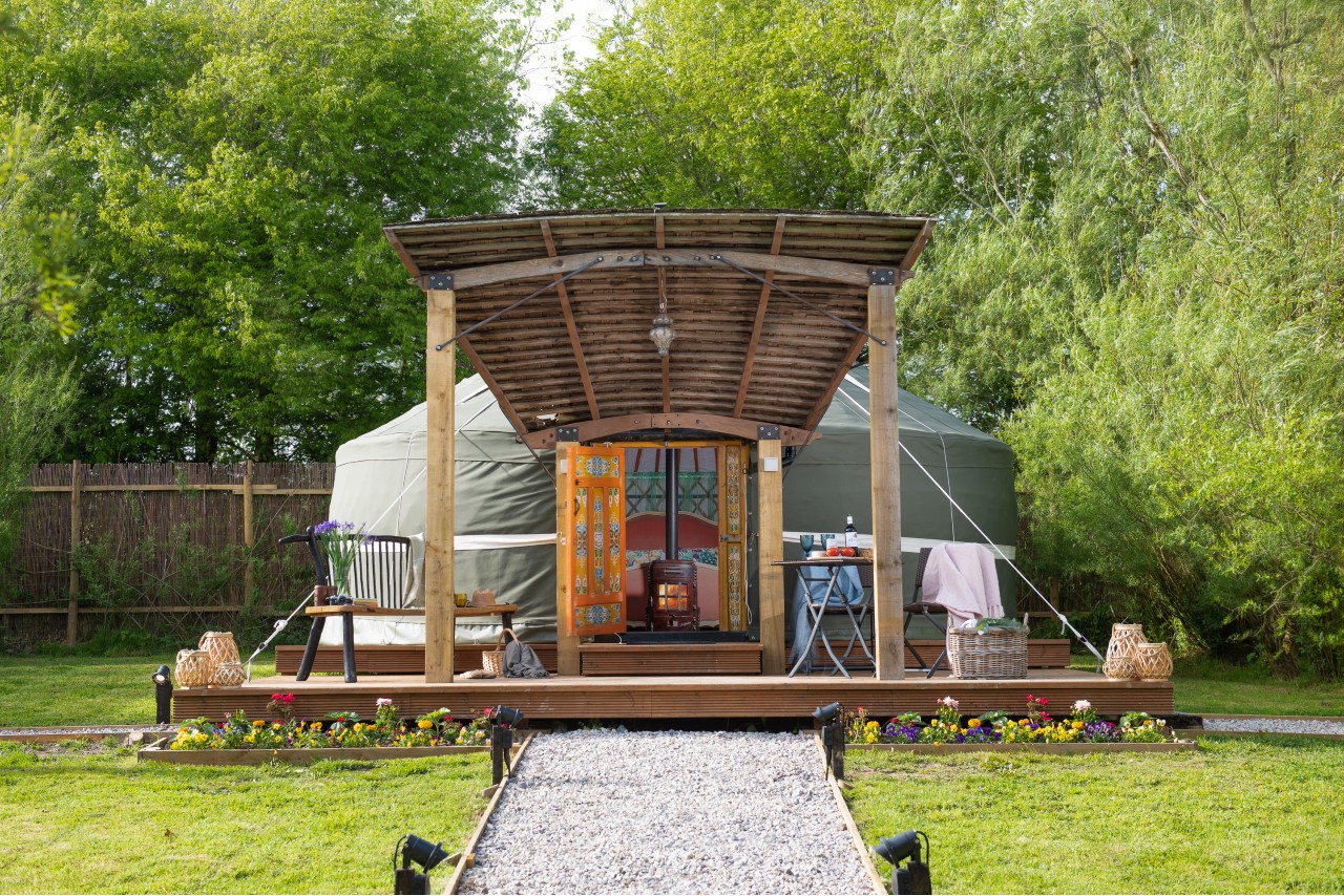 Glamping in Luxury Yurts in Unique Hideaways Yurts