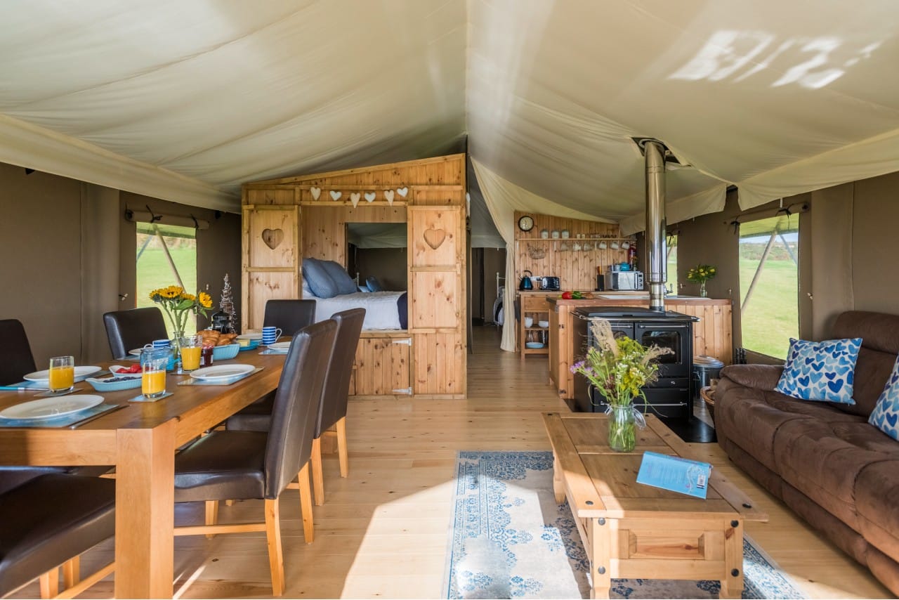 Unique Hideaway Safari Tents in Devon and Cornwall