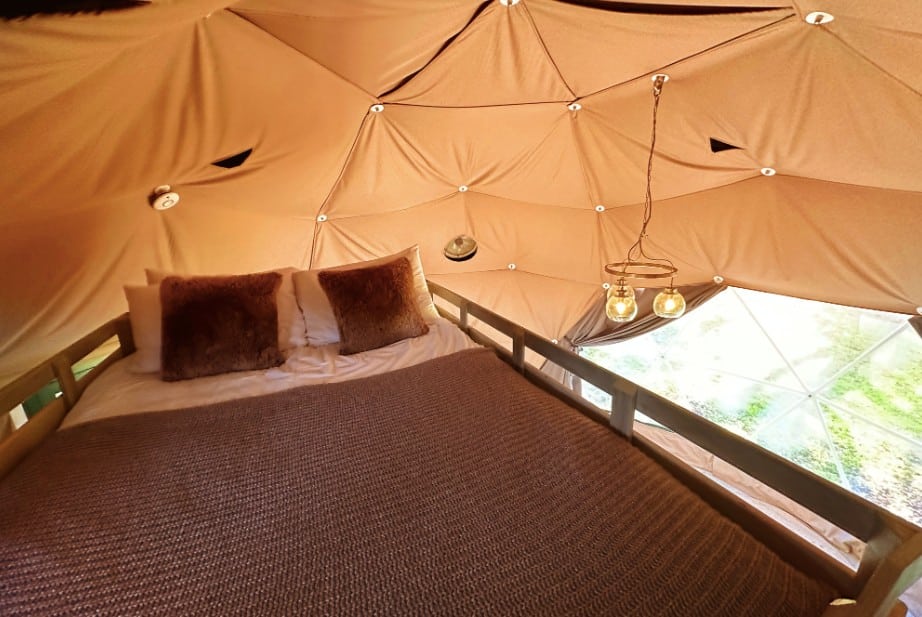 Glamping Kent with Hot Tub a Luna Domes