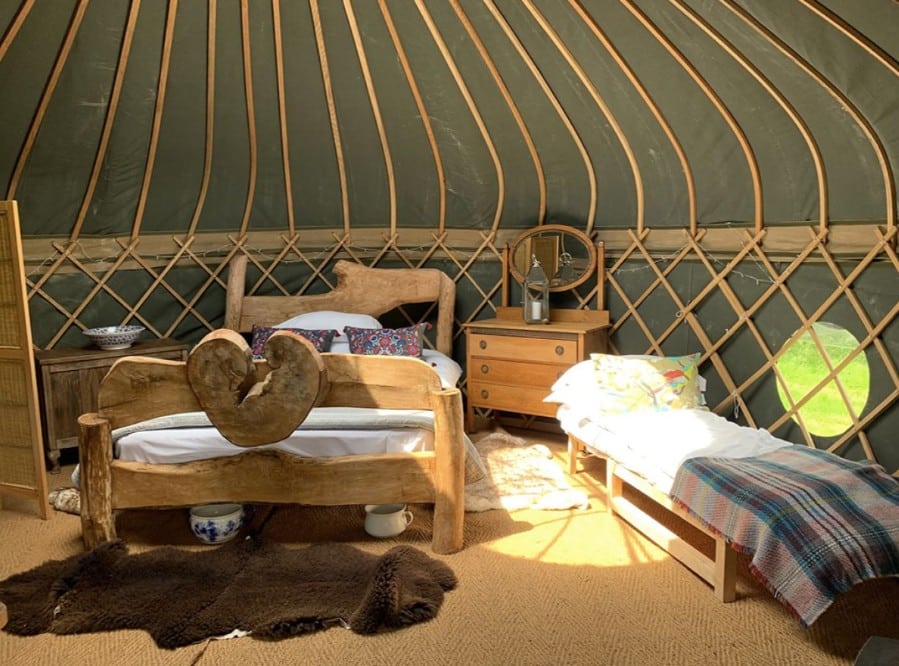 Glamping Surrey and London at Surrey Hills Yurts