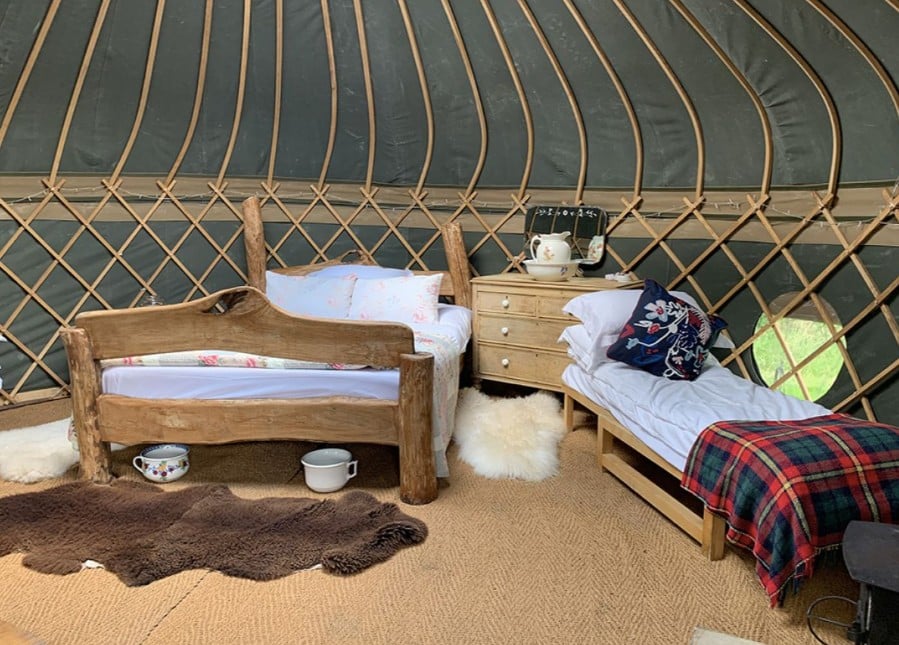 Glamping Surrey and London at Surrey Hills Yurts