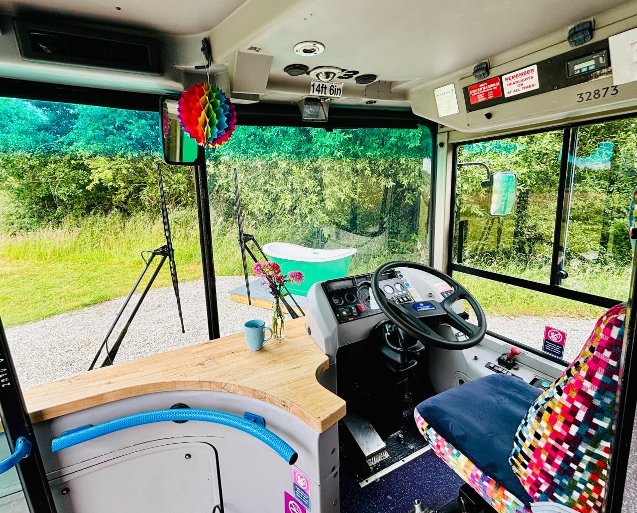 The Bus in The Meadow Glamping Devon