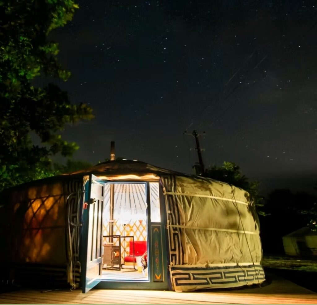 Meon Springs Shepherd Huts and Yurts in Hampshire