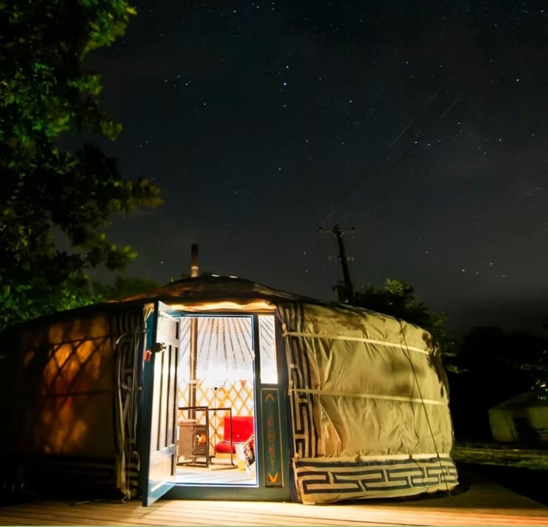 Meon Springs Shepherd Huts and Yurts in Hampshire